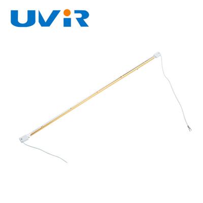 China SK15 1200W Quartz Infrared Heat Lamp with Gold Reflector for sale