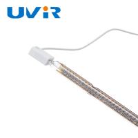 China Gold Coated Ruby Slim IR Halogen Lamp 1200W 230V SK15 Base for sale