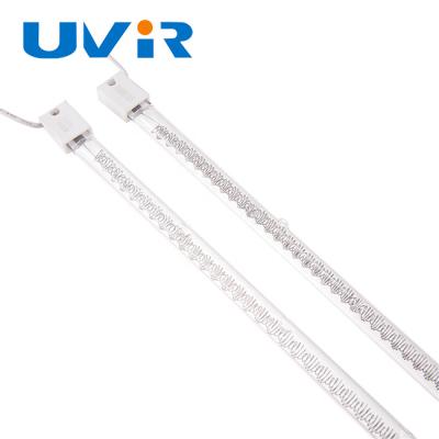 China 1500W IR Halogen Heating Lamp 220V with Quartz Tube and SK15 Base for sale