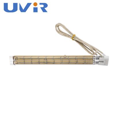 China 115V 600W Gold Twin Tube Infrared Heater for Paint Drying for sale