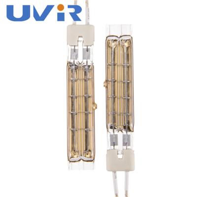 China 58V 270W Gold Twin Tube Halogen Infrared Heater for Medical Use for sale