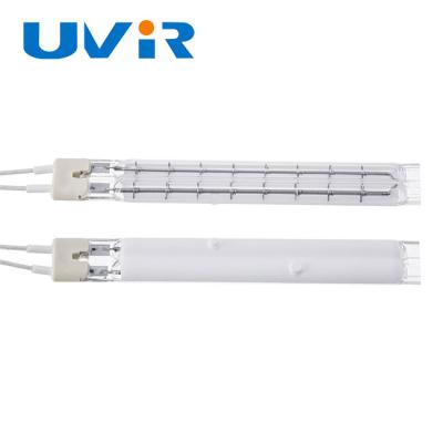 China 1500W Twin Tube Infrared Lamp Nichrome 230V White Coating for sale
