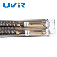 China Golden Carbon Fiber Infrared Heating Lamp 380V 4800W for sale