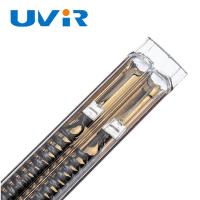 China 2500W Gold Coated Quartz Infrared Heater Lamp for Industrial Heating for sale