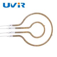 China 1950W Quartz Ring Infrared Lamp 208V Industrial Heater for sale