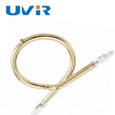 China Short Wave Ring Infrared Lamps Tungsten Filament Quartz Glass for sale