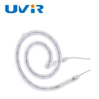 China UVIR 180mm White Ring Infrared Lamp 230V Quartz Tube for sale