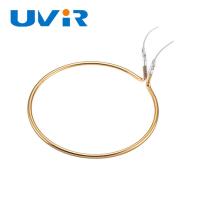 China 1850W Gold Coated Ring Infrared Heater Lamp 102mm for sale