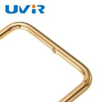 China 910W Gold Coated U-Shape Infrared Heating Element Tube for sale
