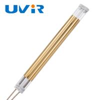 China 1700W Gold Coated Medium Wave Infrared Quartz Lamp for sale