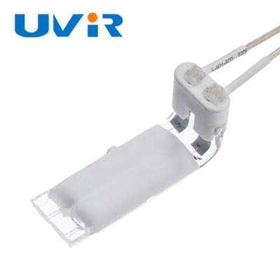 China UVIR 3D L-Type White Coating Quartz Infrared Heating Element 1100W 115V for sale