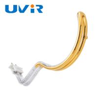 China 240V 600W Gold Coated Quartz Infrared Heating Lamp for sale