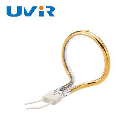 China 240V 1000W Gold Coated Short Wave Infrared Heat Lamp for sale