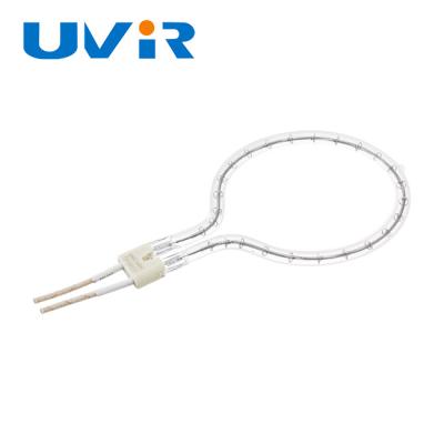 China 230V 1850W Clear Quartz Tube Ring Infrared Lamp for sale
