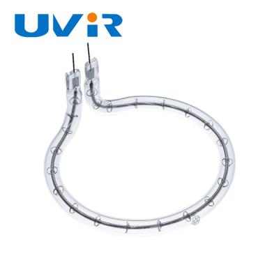 China 480V 2100W Quartz Halogen Infrared Heating Tube 161mm IR Diameter for sale