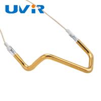 China 3D Gold Infrared Heating Element Tube 230V 1050W for sale