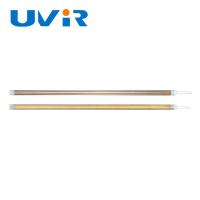 China 2500W Medium Wave Infrared Lamp 415V Gold Plated Quartz Tube for sale