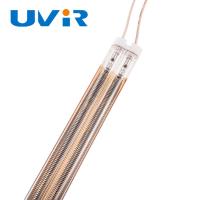 China 2500W Medium Wave Infrared Lamp Gold Coated 415V Quartz Tube for sale