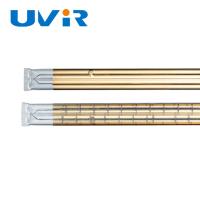 China Gold Coating Medium Wave IR Lamp 1060mm 6200W 400V for sale