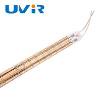 China Gold Coating Medium Wave IR Lamp 1060mm 6200W 400V for sale