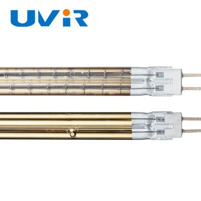 China Gold Coating Medium Wave IR Lamp 1060mm 6200W 400V for sale