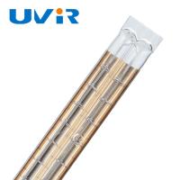 China Gold Coating Medium Wave IR Lamp 1060mm 6200W 400V for sale