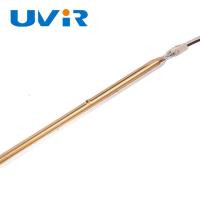 China IRP011 Short Wave Quartz Heat Lamp 400V 5400W Gold Reflector for sale