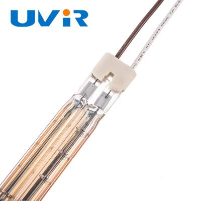 China 5400W 11x23mm Gold Coated IR Heater Lamp for Printing Machines for sale