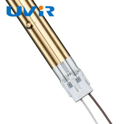 China 15x33mm Gold Coating IRP Infrared Lamp for Printing 6200W for sale
