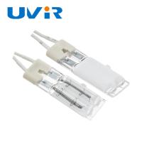 China White Coated Twin Tube Infrared Heating Lamp 450W 115V 11x23mm for sale