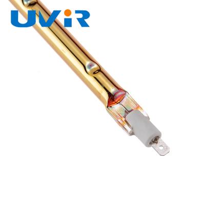 China 220V 250W Quartz Halogen Heat Lamp R7S Gold for sale