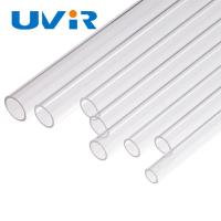 China Clear Quartz Pipe for Infrared Heat Lamp 8-19mm Diameter for sale
