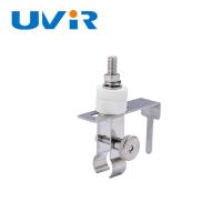 China Stainless Steel Medium Wave IR Lamp Holder 10mm White Base for sale