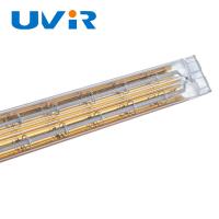 China TC05 Quartz Halogen Infrared Heat Lamp 3825W 400V Gold for sale