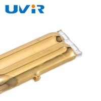 China 500W 115V Twin Tube Quartz Infrared Heater with Gold Reflector for sale
