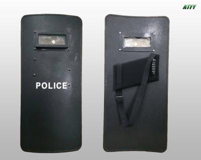China Protective Gear Simplified Police Equipment PE Bulletproof Anti-Riot Shield for sale