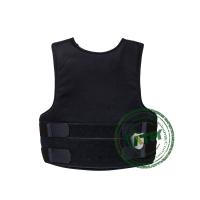 China Comfortable Black Concealable Aramid PACA Ballistic Vest Shirt For Law Enforcement for sale