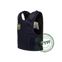 China Comfortable Black Concealable Aramid PACA Ballistic Vest Shirt For Law Enforcement for sale