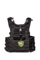 China NIJ IIIA Black Tactical Military Ballistic Vest Level 4 Plate Carrier for sale