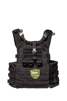 China NIJ IIIA Black Tactical Military Ballistic Vest Level 4 Plate Carrier for sale