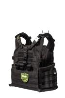 China NIJ IIIA Black Tactical Military Ballistic Vest Level 4 Plate Carrier for sale