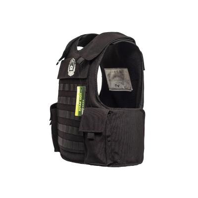 China NIJ IIIA Bulletproof Point Blank Ballistic Vest Black Tactical Jacket for sale