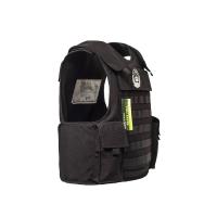 China NIJ IIIA Bulletproof Point Blank Ballistic Vest Black Tactical Jacket for sale