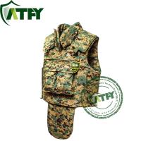 China Full Body Military Ballistic Vest Armor Kevlar Body Suit Lightweight for sale