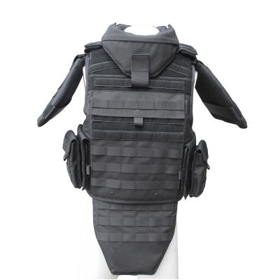 China Outdoor Full Coverage Black 1000D Nylon Molle Camo Plate Carrier Combat Chalecos Tactical Vest Armor Vest for sale