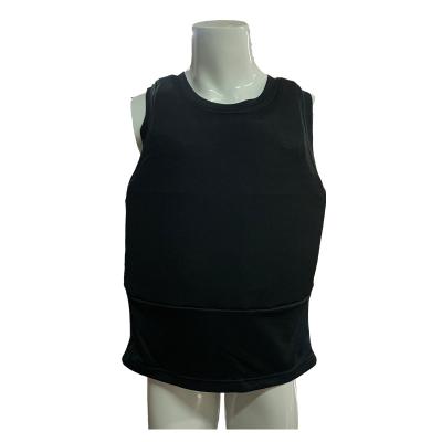 China NIJ IIIA 3A Bulletproof Ballistic Tactical Anti Stab Vest T-Shirt Sleeveless Armor for sale