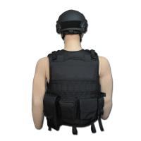 China 600D Polyester Outdoor Military And Police Equipment Tactical Body Armor Vest With Pouches for sale