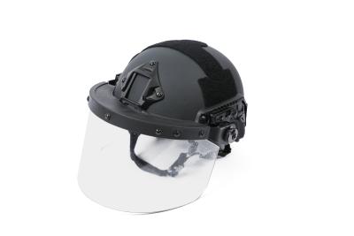 China Clear Field of Vision Bulletproof Visor for Unobstructed Observation and Face Protection for sale