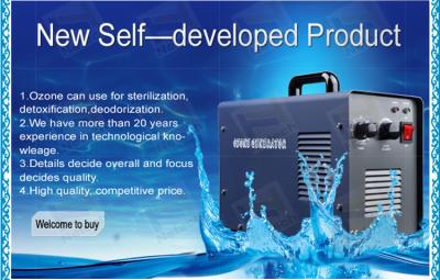 China 3g 5g 6g 7g Commercial Ozone Machine Air And Water Use Blue High Concentration for sale