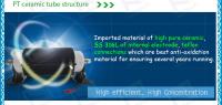 China 7g/Hr To 50g/Hr Air Water Cooling Ozone Ceramic Tube For Water Treatment for sale